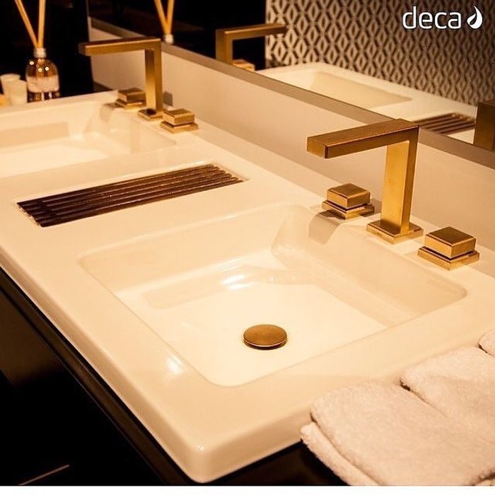 Acabamento Registro 1/2, 3/4 E 1 Quadra Gold Red 4900.gl93.pq.rd - Deca ...