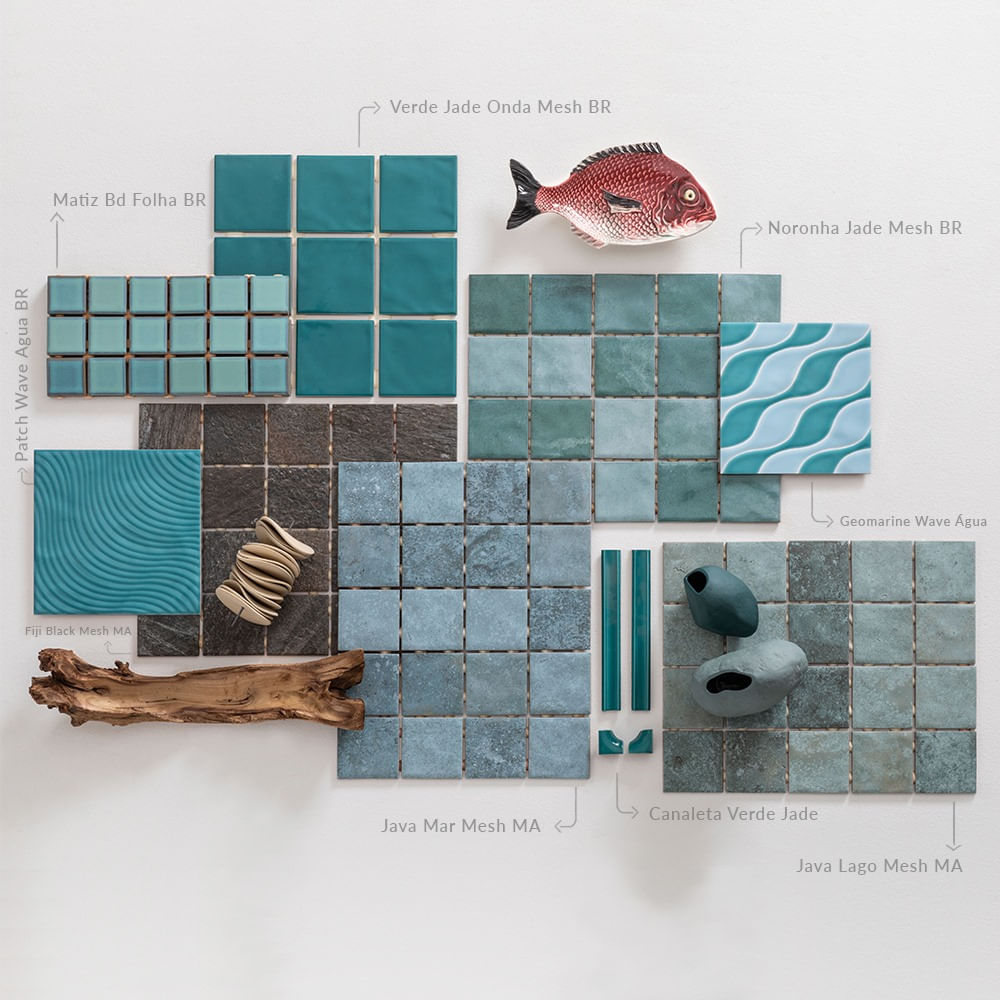 Revestimento Para Piscina Java Lago Mesh Brilhante - Revest