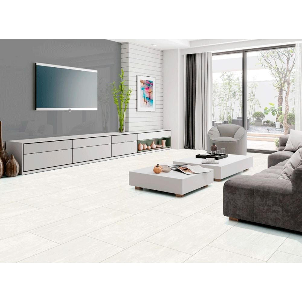 Piso Potenza Plus Brilho Esmaltado Retificado 37x74 - Cecafi - Revest