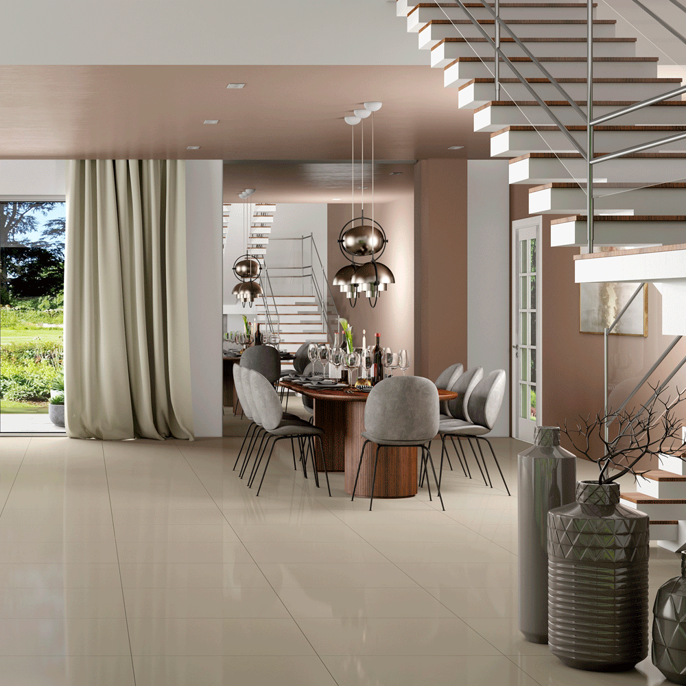 Porcelanato Classic Marfil Ptr71062 Polido Esmaltado Retificado 71x71 ...