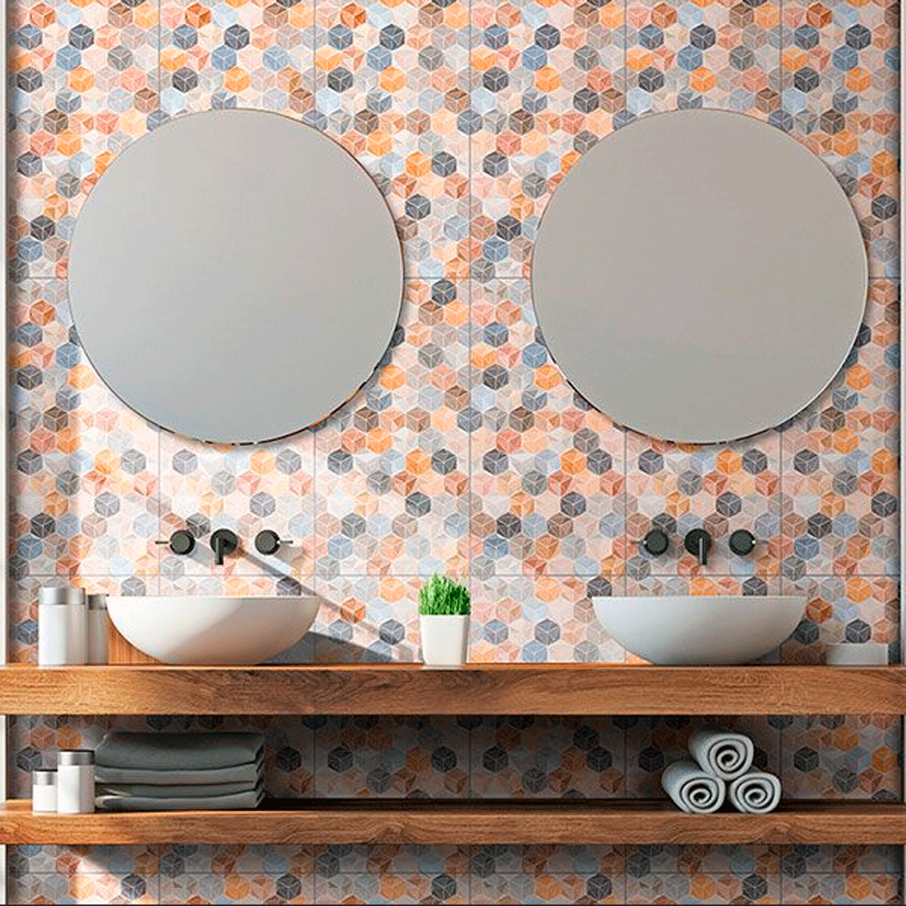 Revestimento Geometrico Color Brilho 32hda22 Decor Bold 32x62 - Almeida ...