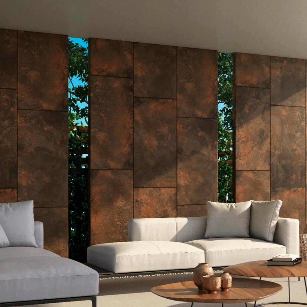 Porcelanato Gran Corten Steel Granilhado 60557 Esmaltado Retificado ...