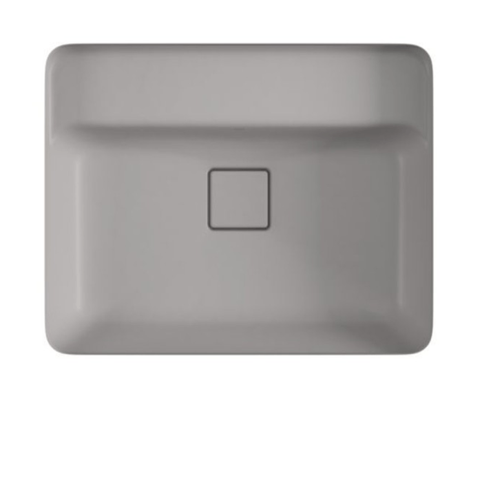 Cuba Retangular De Embutir Com Mesa 50cm Slim Soft Antracite - Deca ...