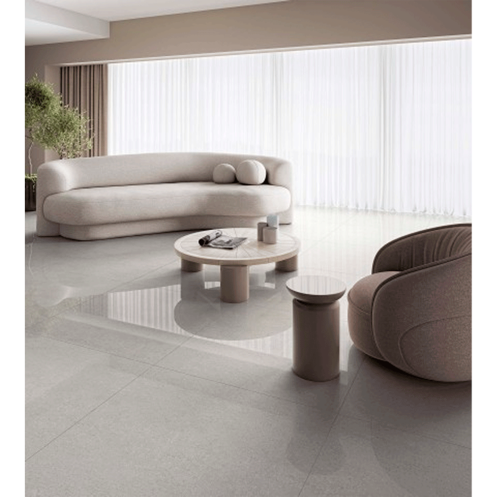 Porcelanato Cemento Grigio Lux Esmaltado Retificado 90,0x90,0 ...